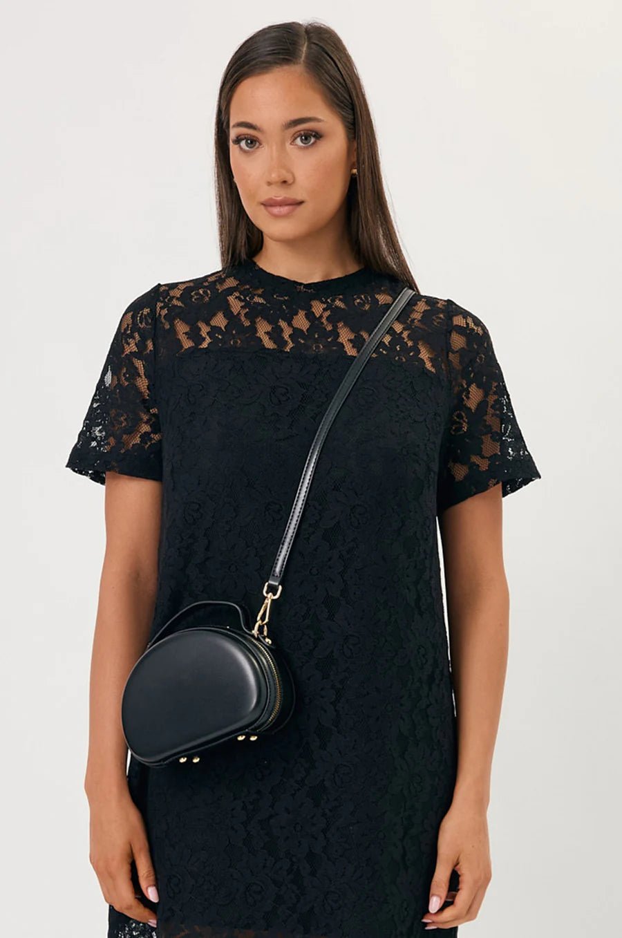 Chicago Lace Maxi Dress (Black) - Something For Me