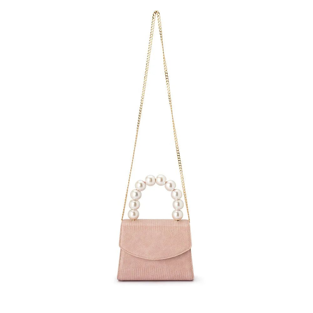 Peta Pearl Handle Bag (Pink) - Something For Me